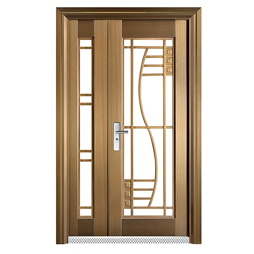 Modern Stainless Steel Entry Doors with Glass | Top Victory
